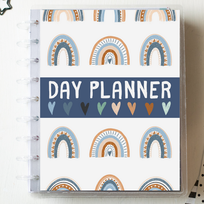 Printable Neutral Boho Rainbow Planner Inserts for Happy Planner ...