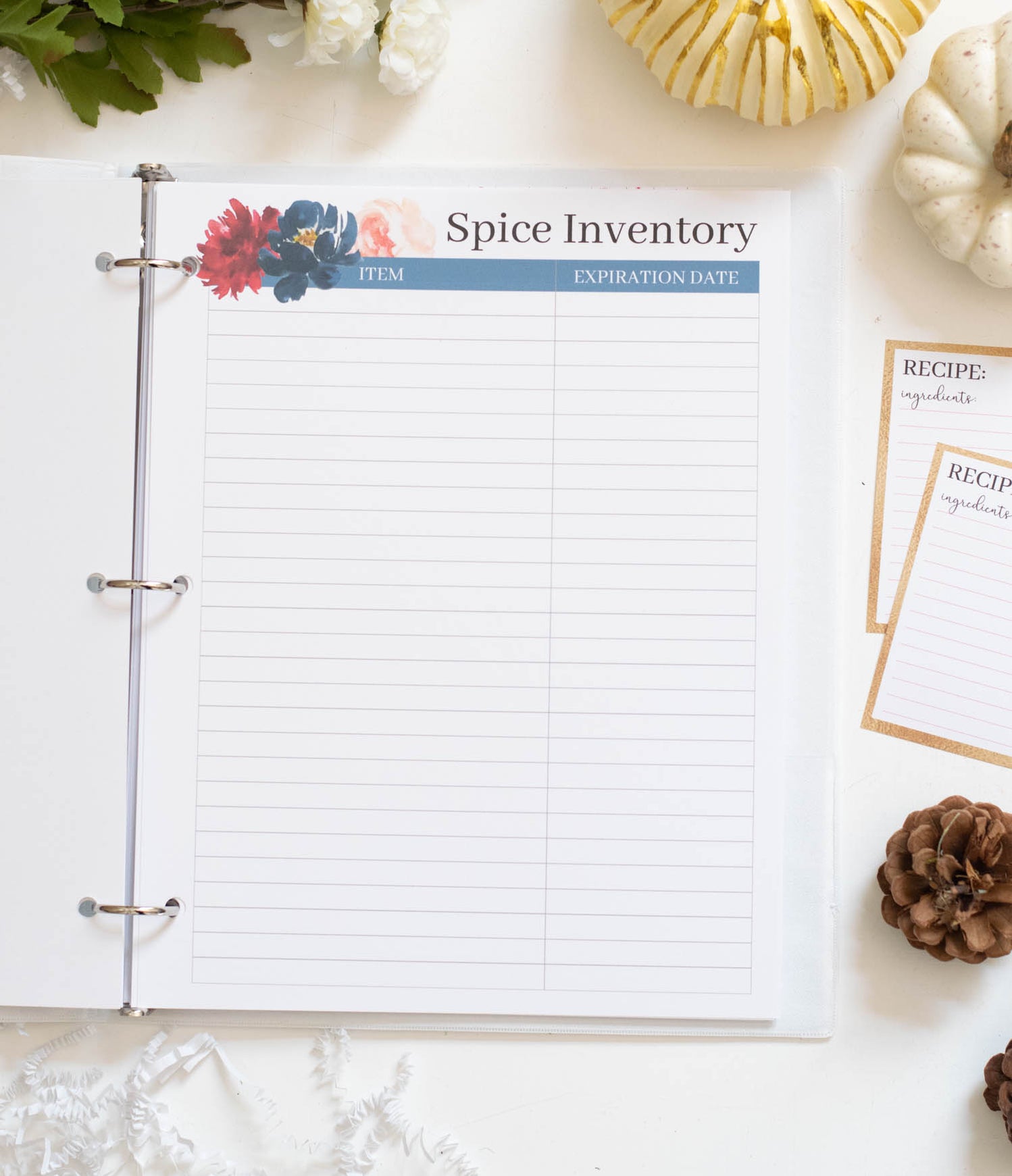 Printable Fall Meal Planner – Carrie Elle