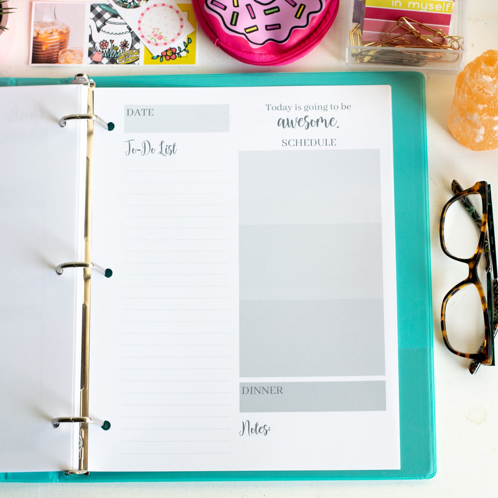 Printable Black and White Home Organization Binder – Carrie Elle