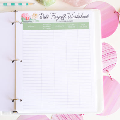 Printable Spend Well Budgeting Planner {Geo Garden} – Carrie Elle