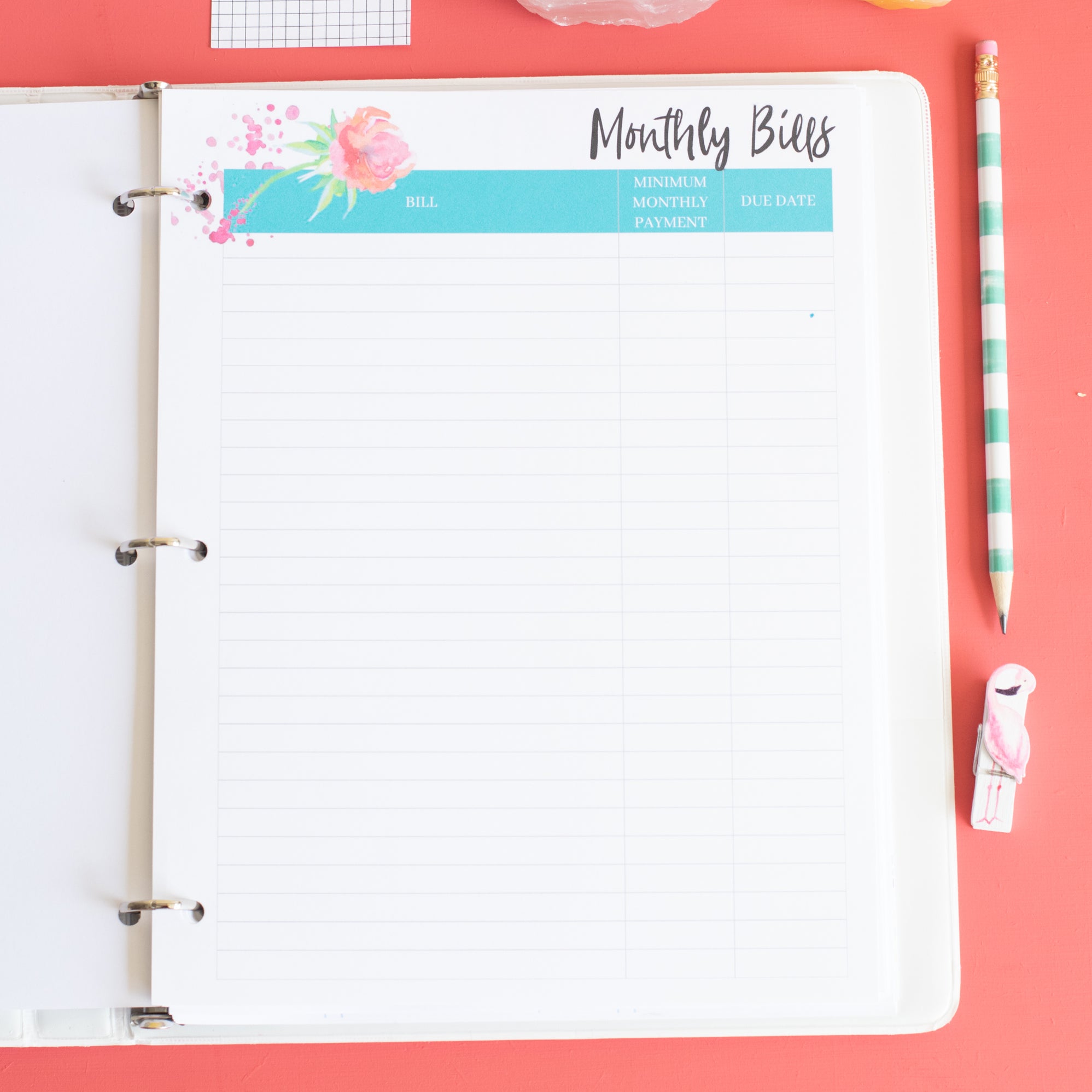 Printable Spend Well Budgeting Planner {Wild Thing} – Carrie Elle