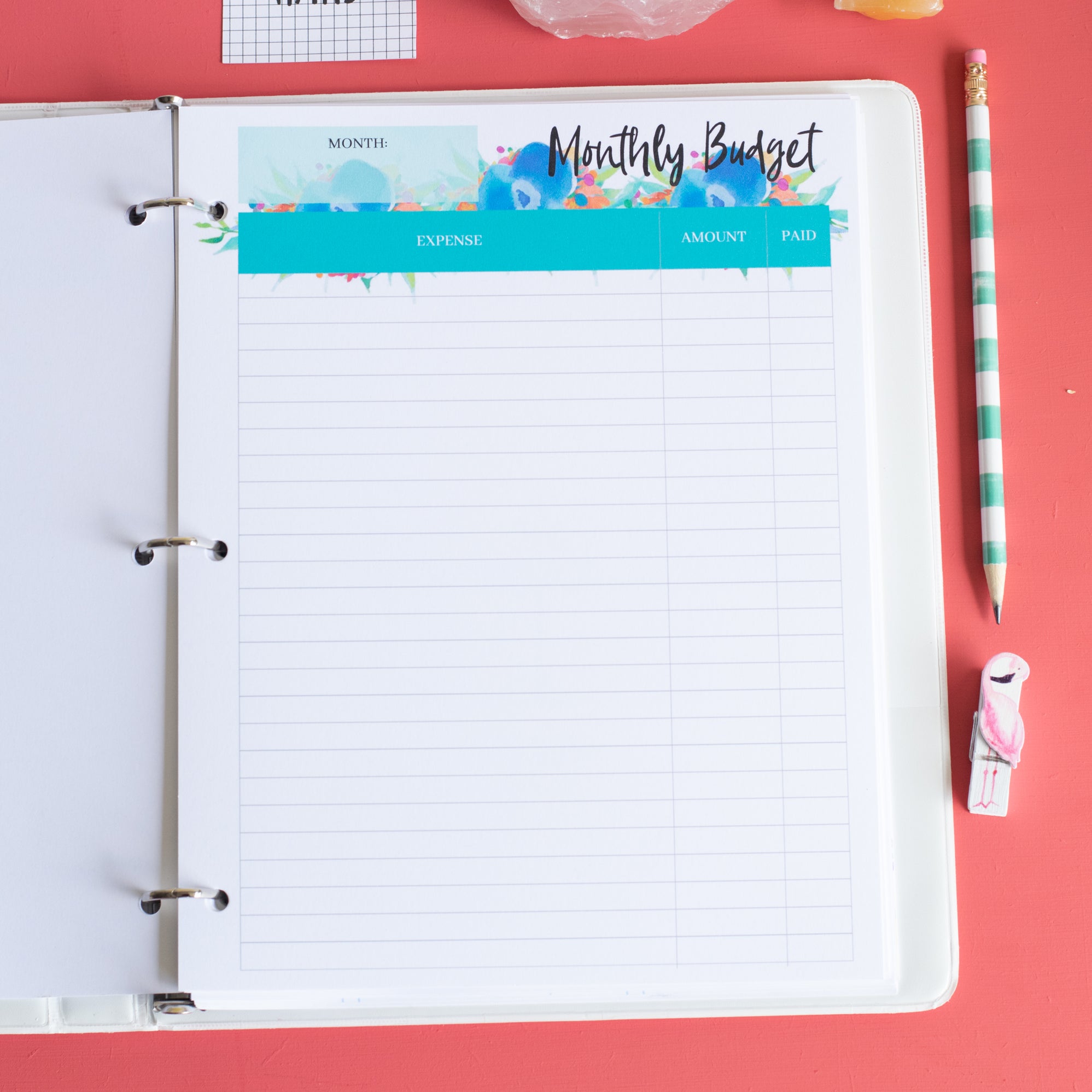 Printable Spend Well Budgeting Planner {Wild Thing} – Carrie Elle