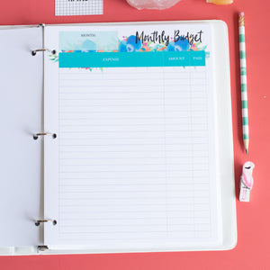 Printable Spend Well Budgeting Planner {Wild Thing} – Carrie Elle