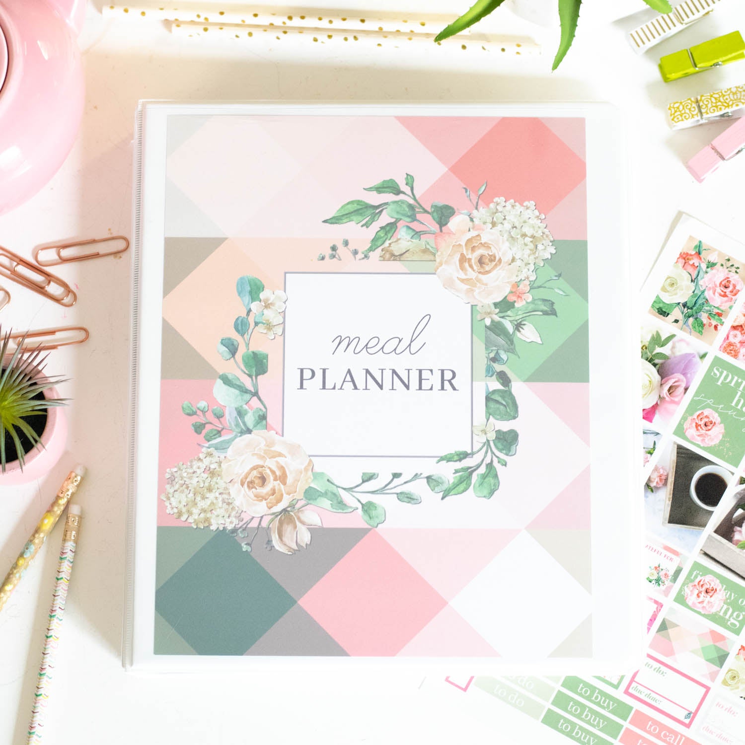 Printable Spring Meal Planner – Carrie Elle