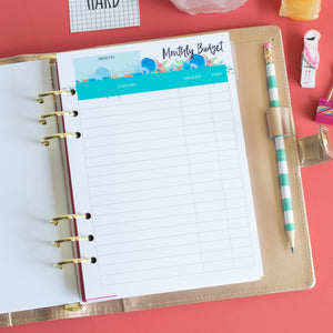 Printable A5 Spend Well Budgeting Planner Inserts {Wild Thing} – Carrie ...