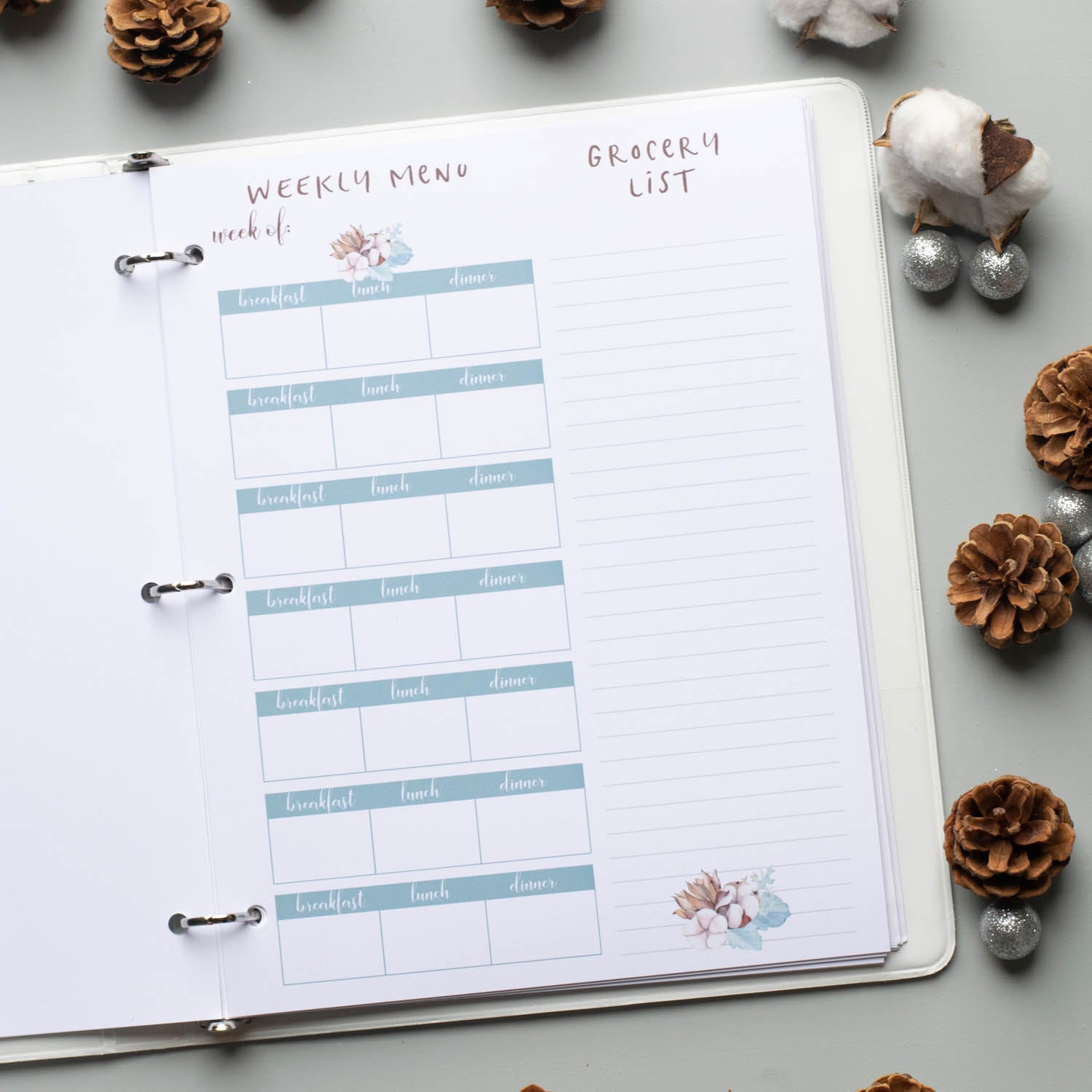 Printable Winter Meal Planner – Carrie Elle