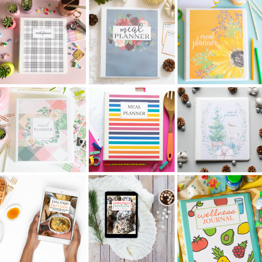 Printable Meal Planner Bundle – Carrie Elle