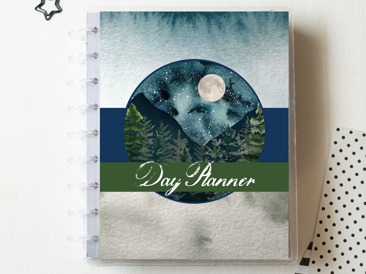 Printable Peaceful Moon Planner Inserts for Happy Planner – Carrie Elle