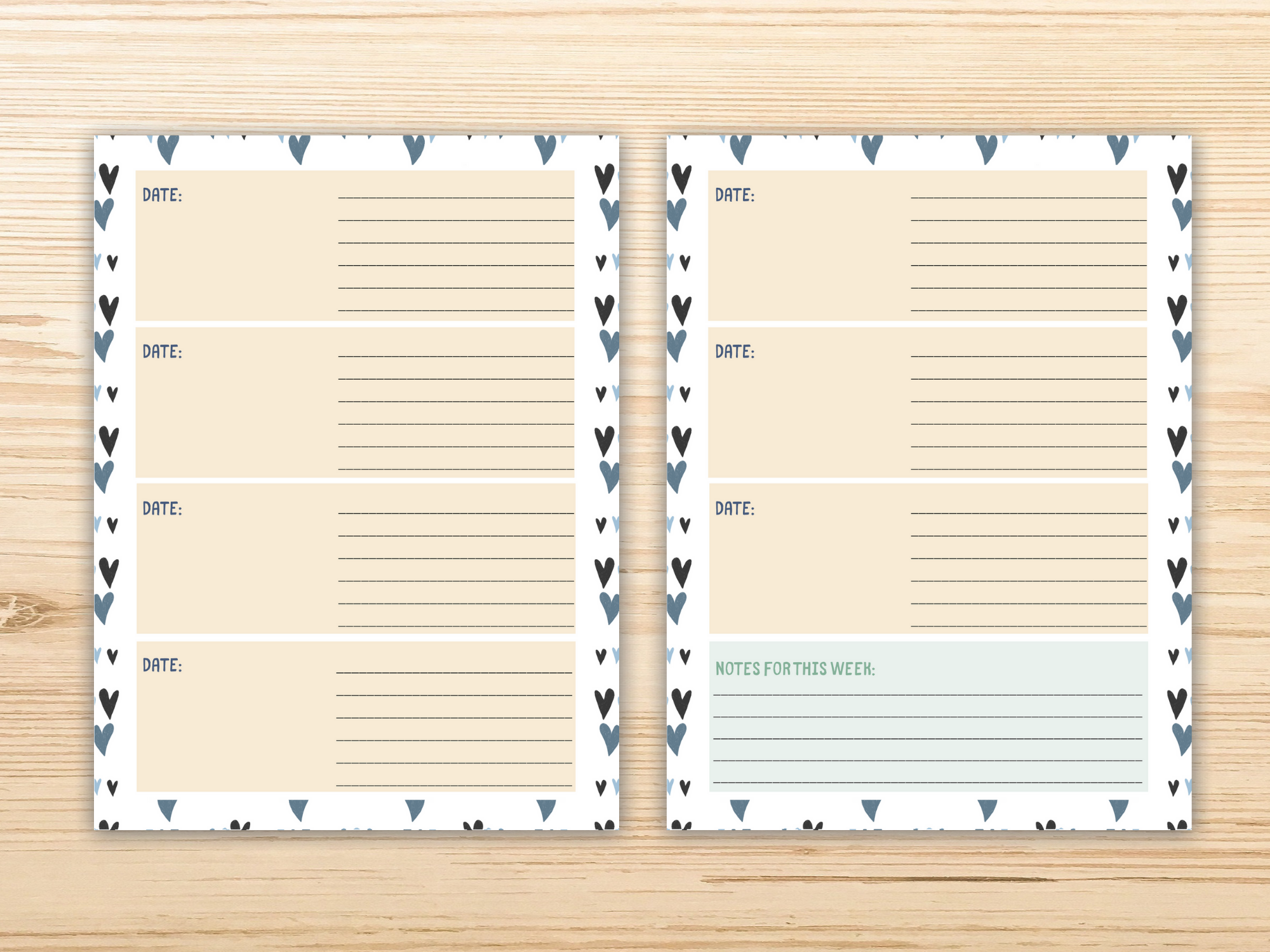 Printable Neutral Boho Rainbow Planner Inserts for Happy Planner ...